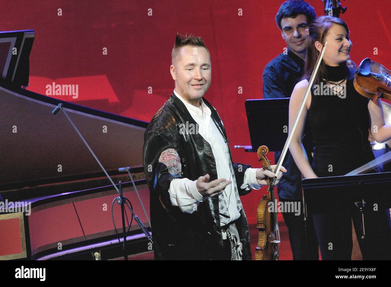 British violonist, Nigel Kennedy performs during the Music Classic ...