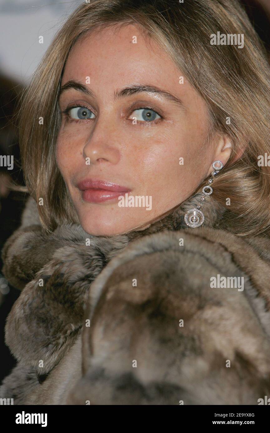 French actress Emmanuelle Beart attends the gala evening of the 20th ...