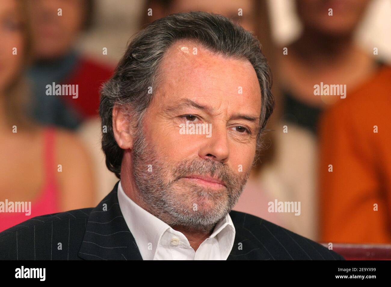 French humorist Michel Leeb attends the taping of Michel Drucker's talk ...