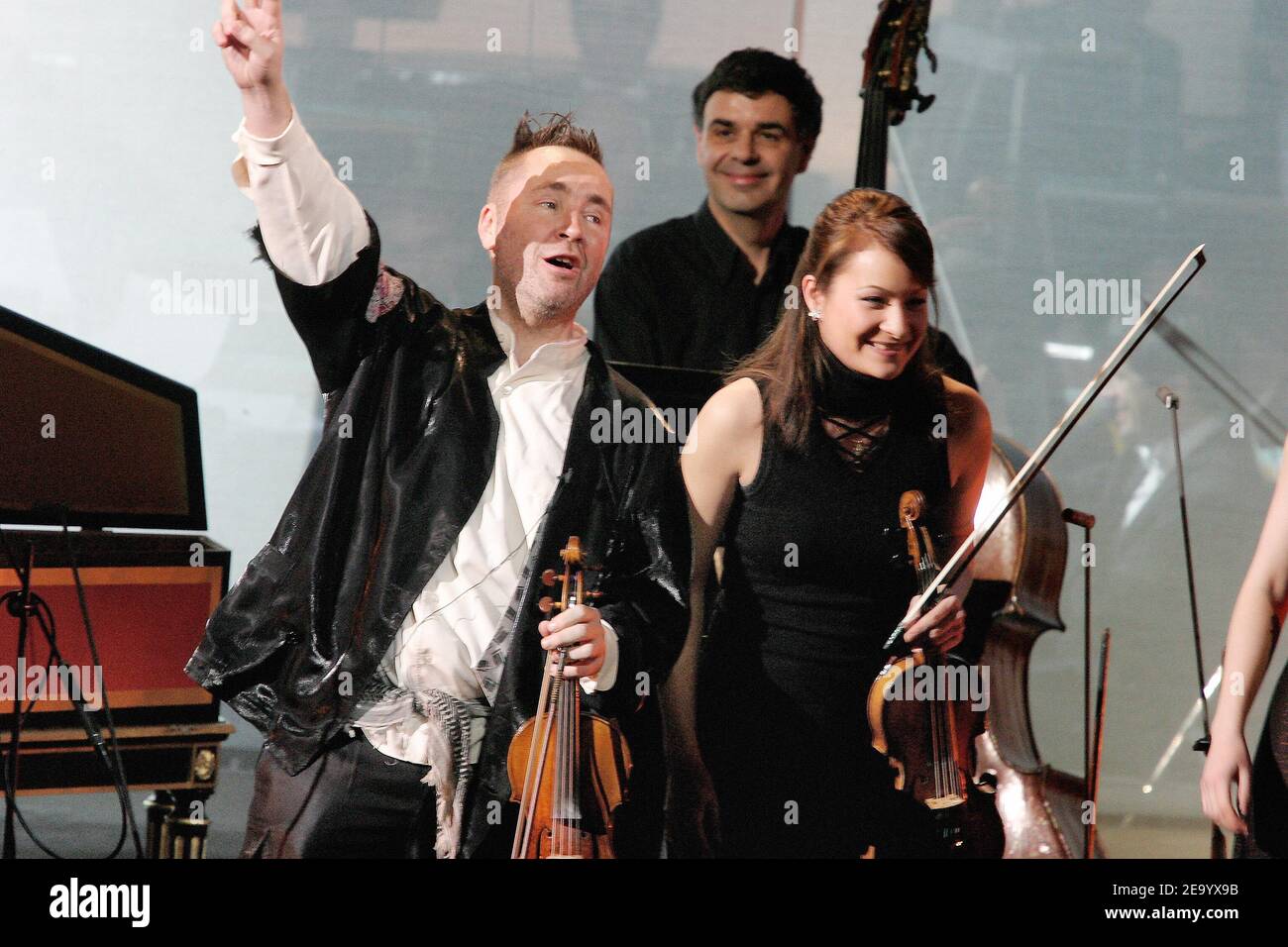 British violonist, Nigel Kennedy performs during the Music Classic ...
