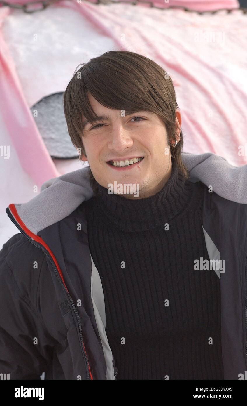 Polish born singer Michal poses at a photocall during Fantastic's Arts ...
