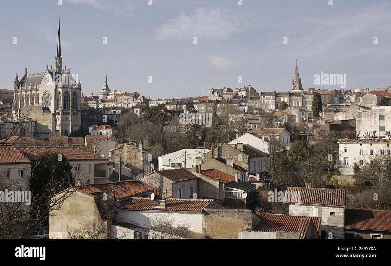 A general view of Angouleme, western France, on January 29, 2005. The ...