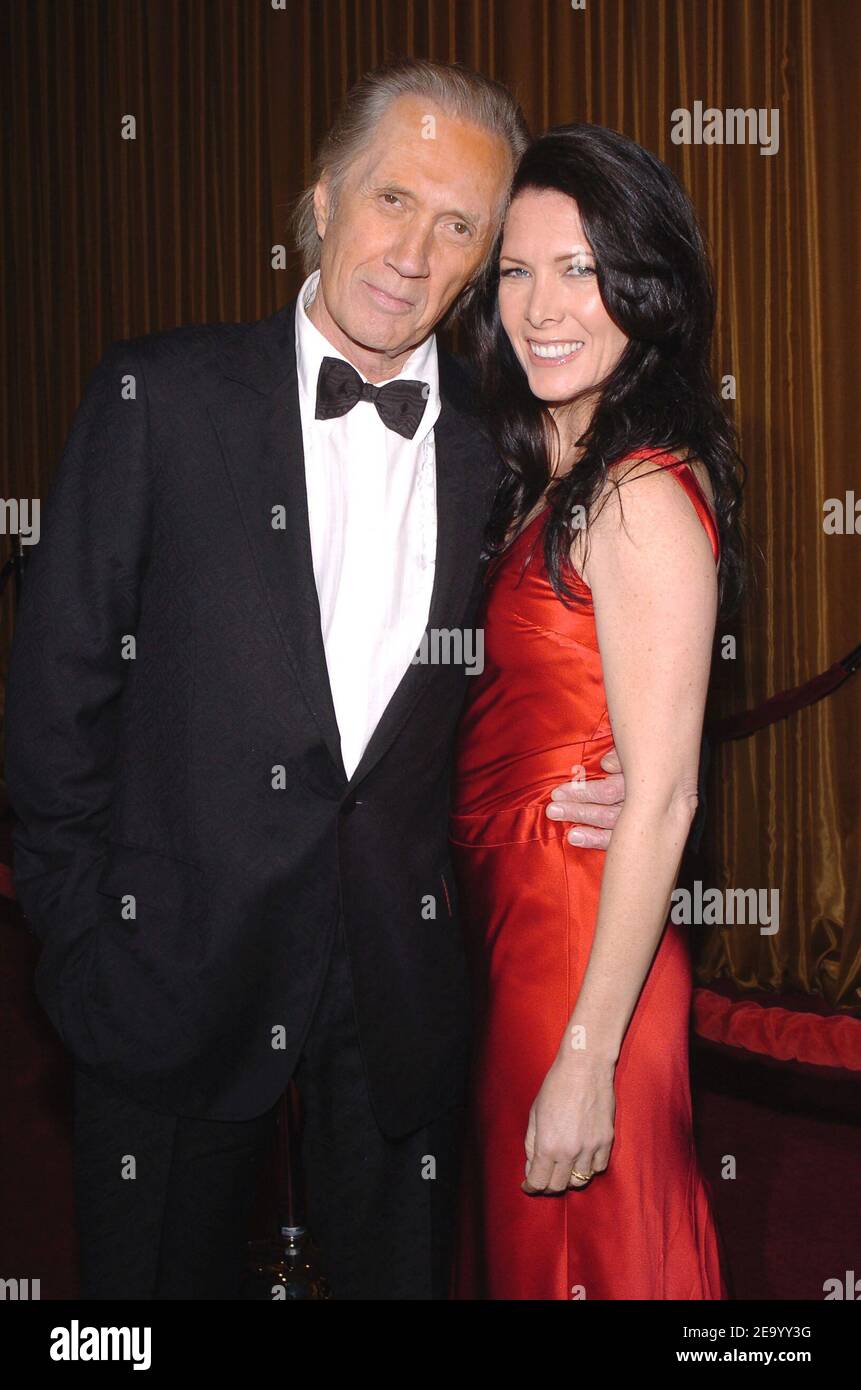 U.S. actor David Carradine and Annie Berman attend the 57th Annual DGA ...