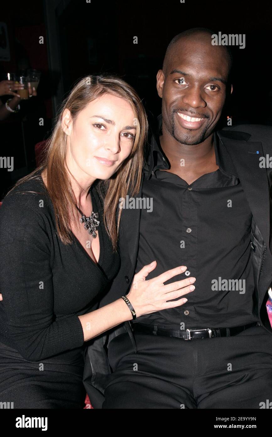 French taekwondo champion Pascal Gentil with a friend attends a fashion ...
