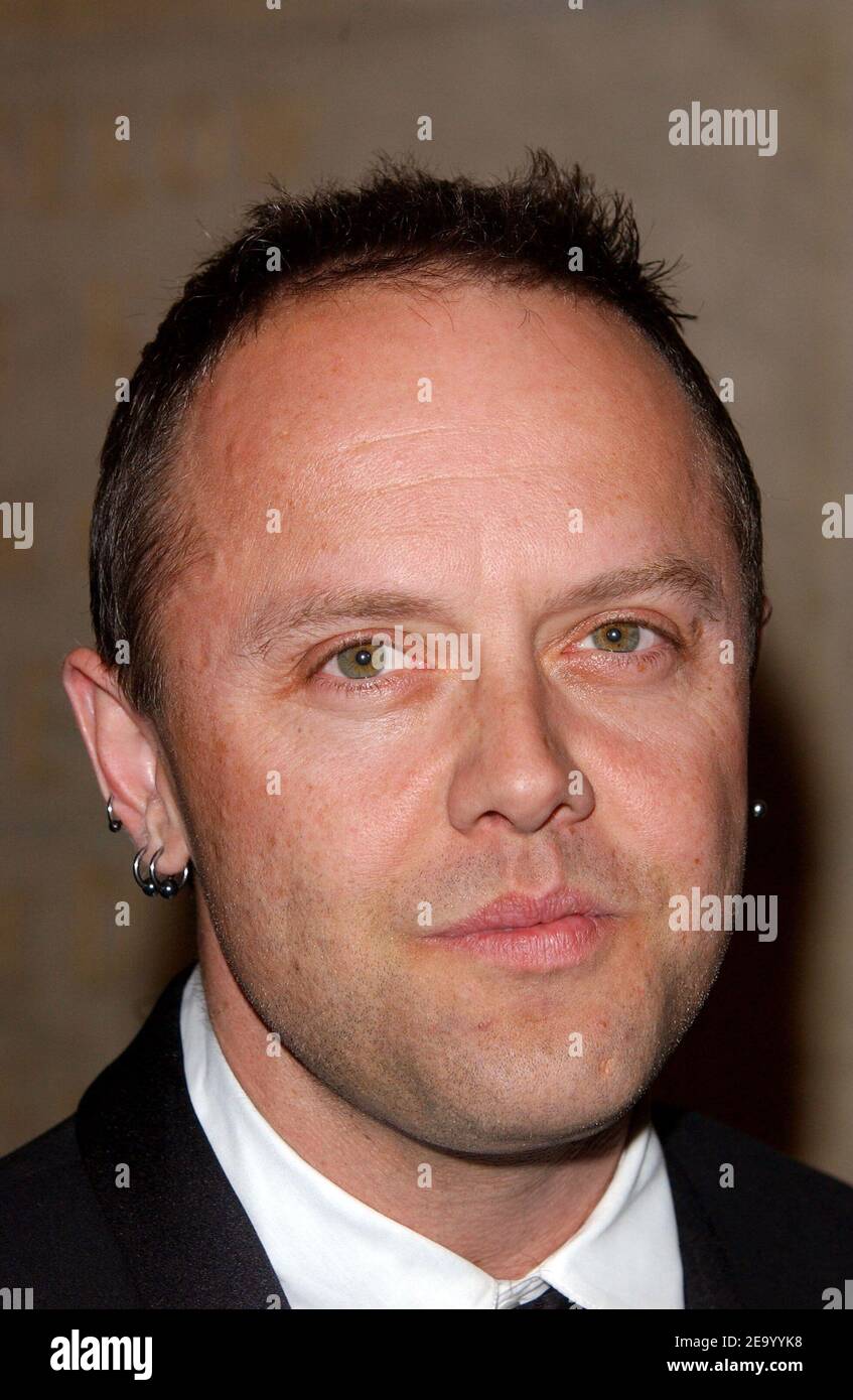 Lars Ulrich of Metallica poses as he arrives at the Hans Christian ...