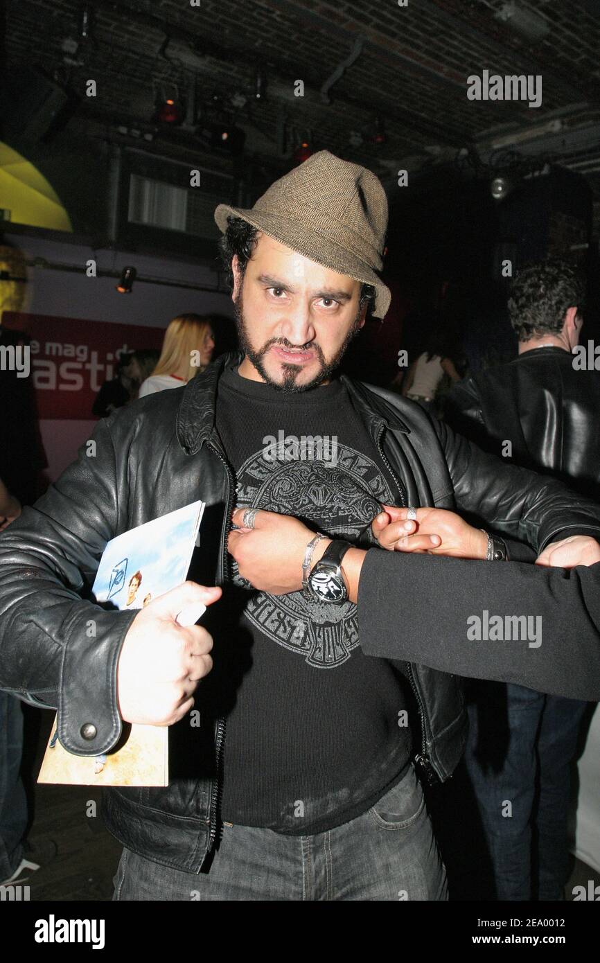 French actor Cyril Hanouna during the party for the Top Model France ...