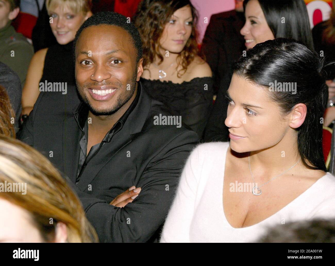 'Star Academy 2' participant Houcine and his girlfriend during the ...