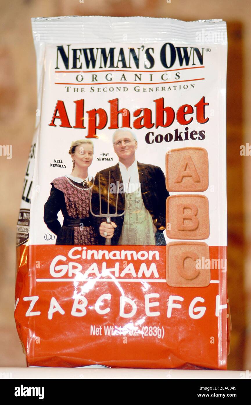 U.S. actor Paul Newman's food product named 'Newman's Own', New York ...