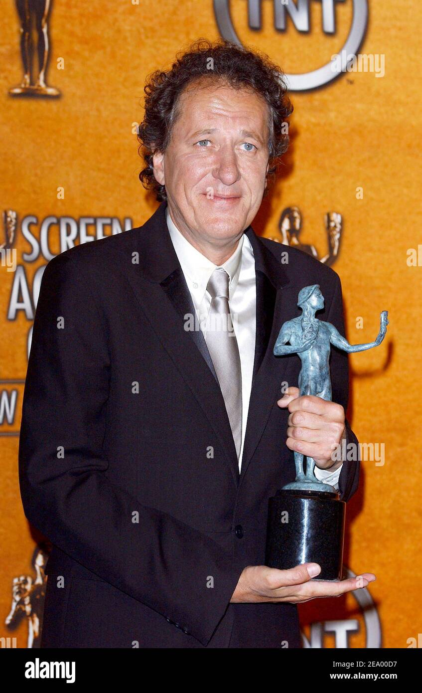 Geoffrey Rush (Best TV Actor) poses in the pressroom at the 11th Annual ...