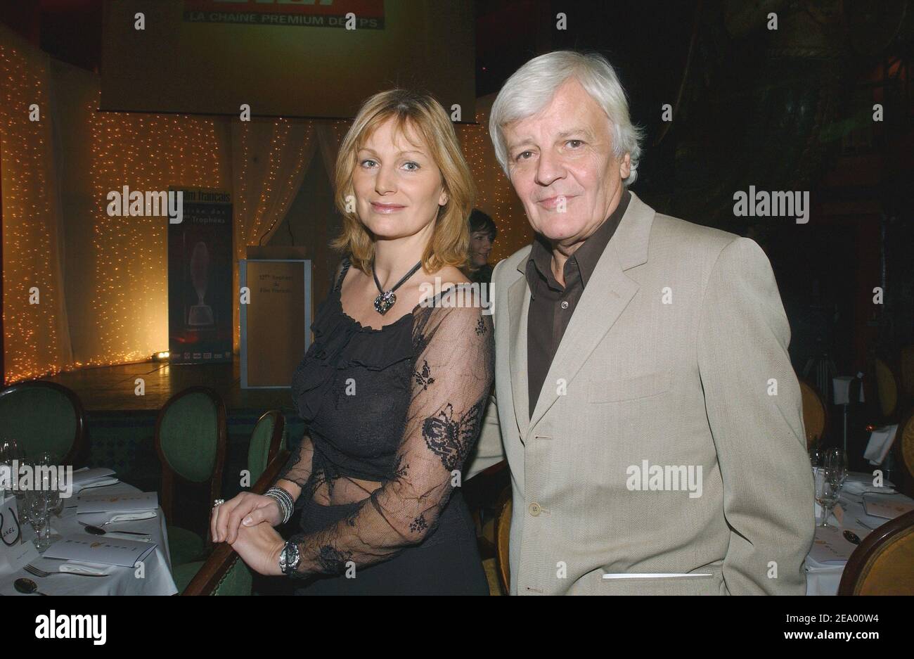 French actor and producer Jacques Perrin and his wife attend the 12th ...