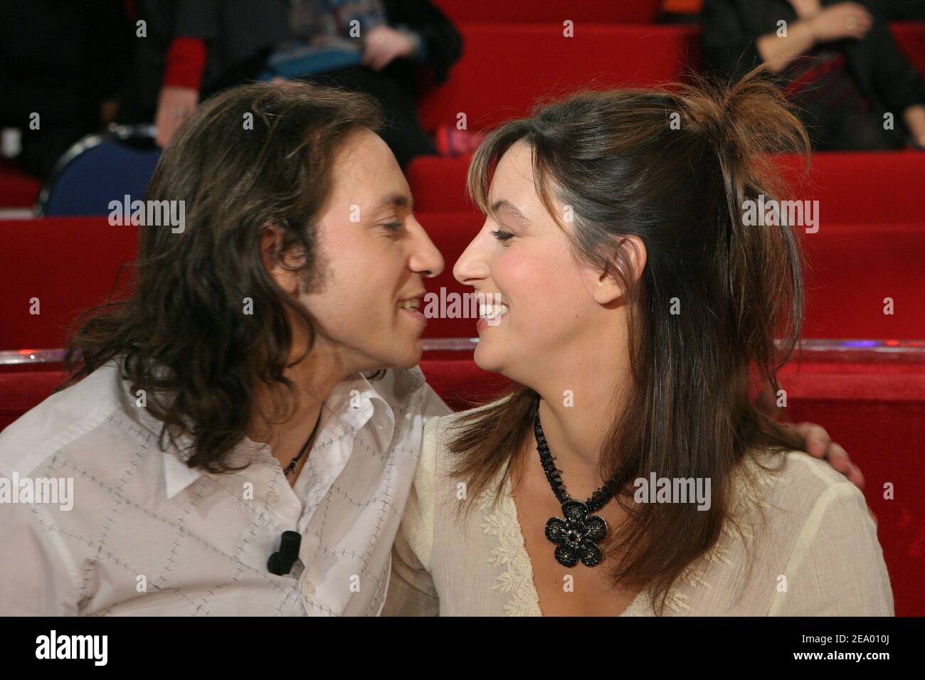 French ice skating champion Philippe Candeloro and his wife Olivia ...