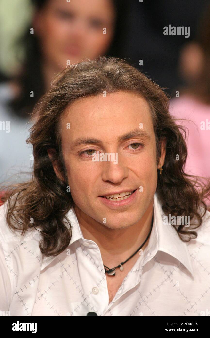 French ice skating champion Philippe Candeloro attends Michel Drucker's ...