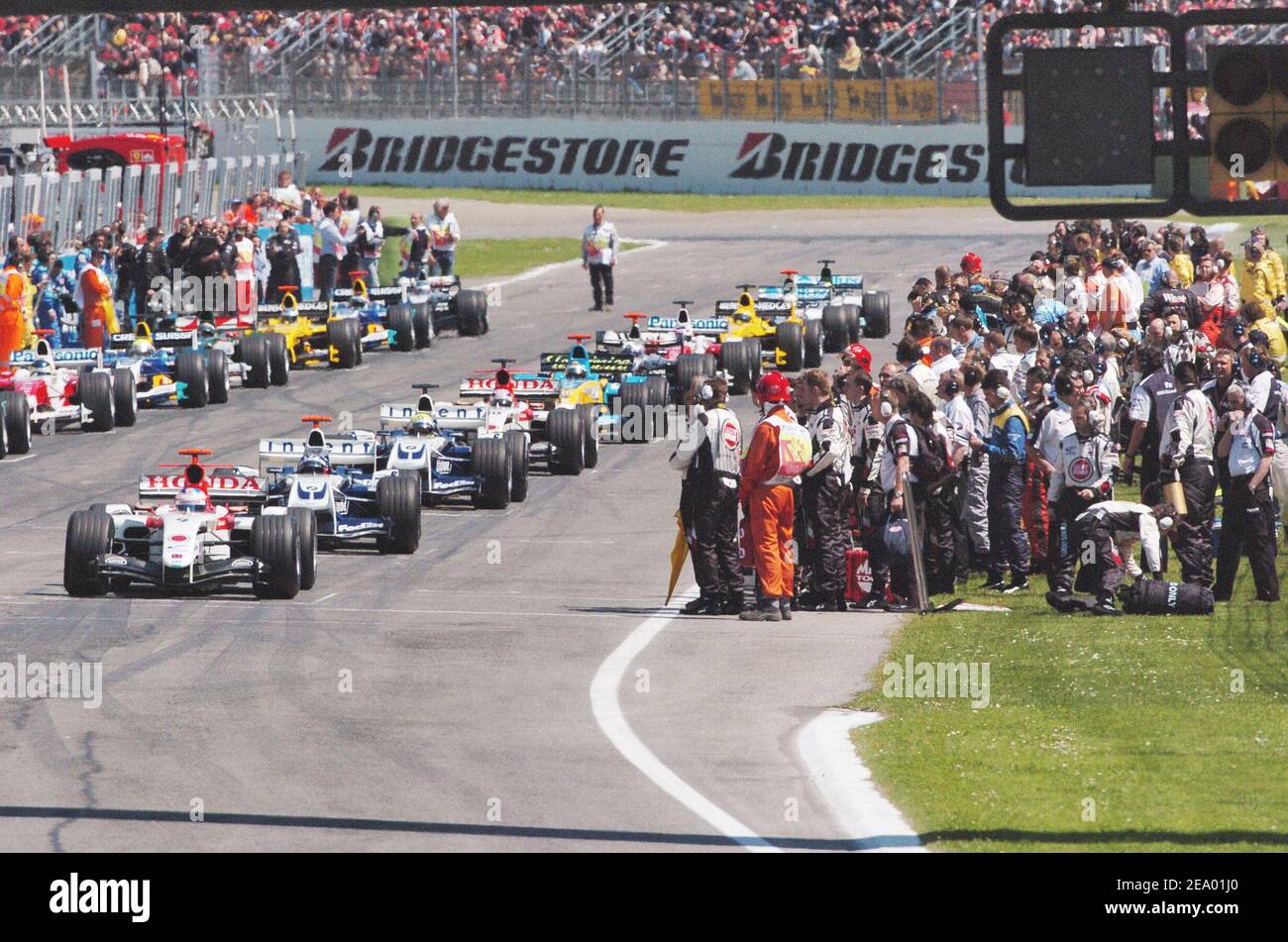 File picture of Grid Start during the formula 1 Grand Prix in San ...