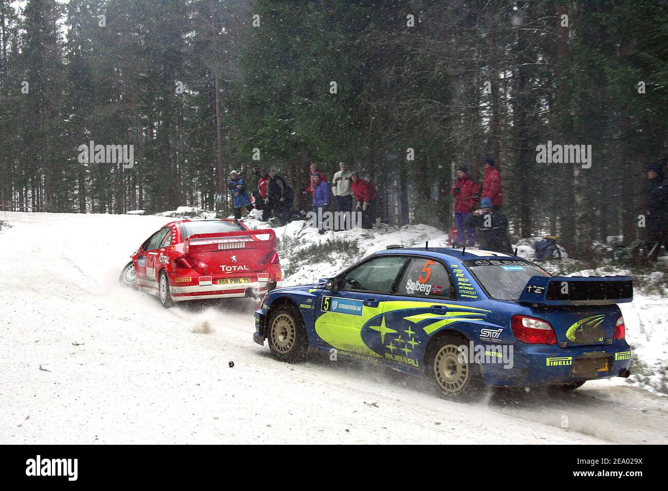 EXCLUSIVE. Finn driver Marcus Gronholm, Peugeot 307 WRC had an accident ...