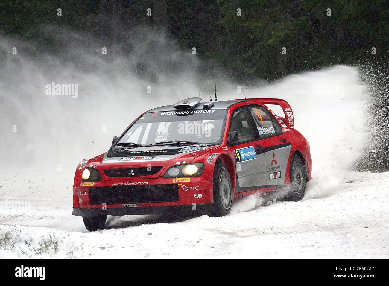 Mitsubishi lancer wrc hi-res stock photography and images - Alamy