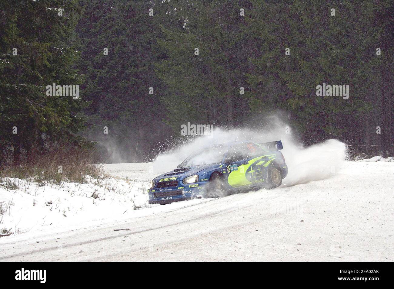 EXCLUSIVE. Aussie driver Chris Atkinson, Subaru Impreza WRC during the ...