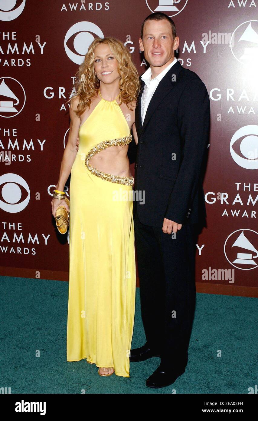 Lance Armstrong and girlfriend Sheryl Crow attend the 47th Annual Grammy Awards in Los Angeles ...