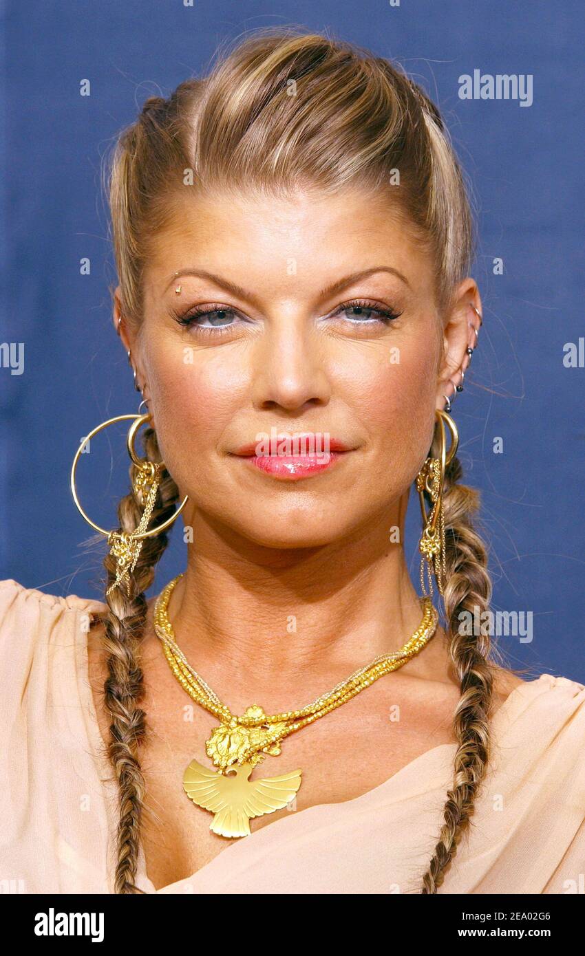 Fergie of The Black Eyed Peas, winners for Best Rap Performance by a ...