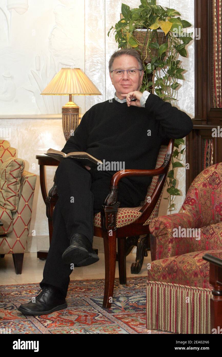 EXCLUSIVE. Israeli legend singer Mike Brant's brother, Zvi Brant poses ...