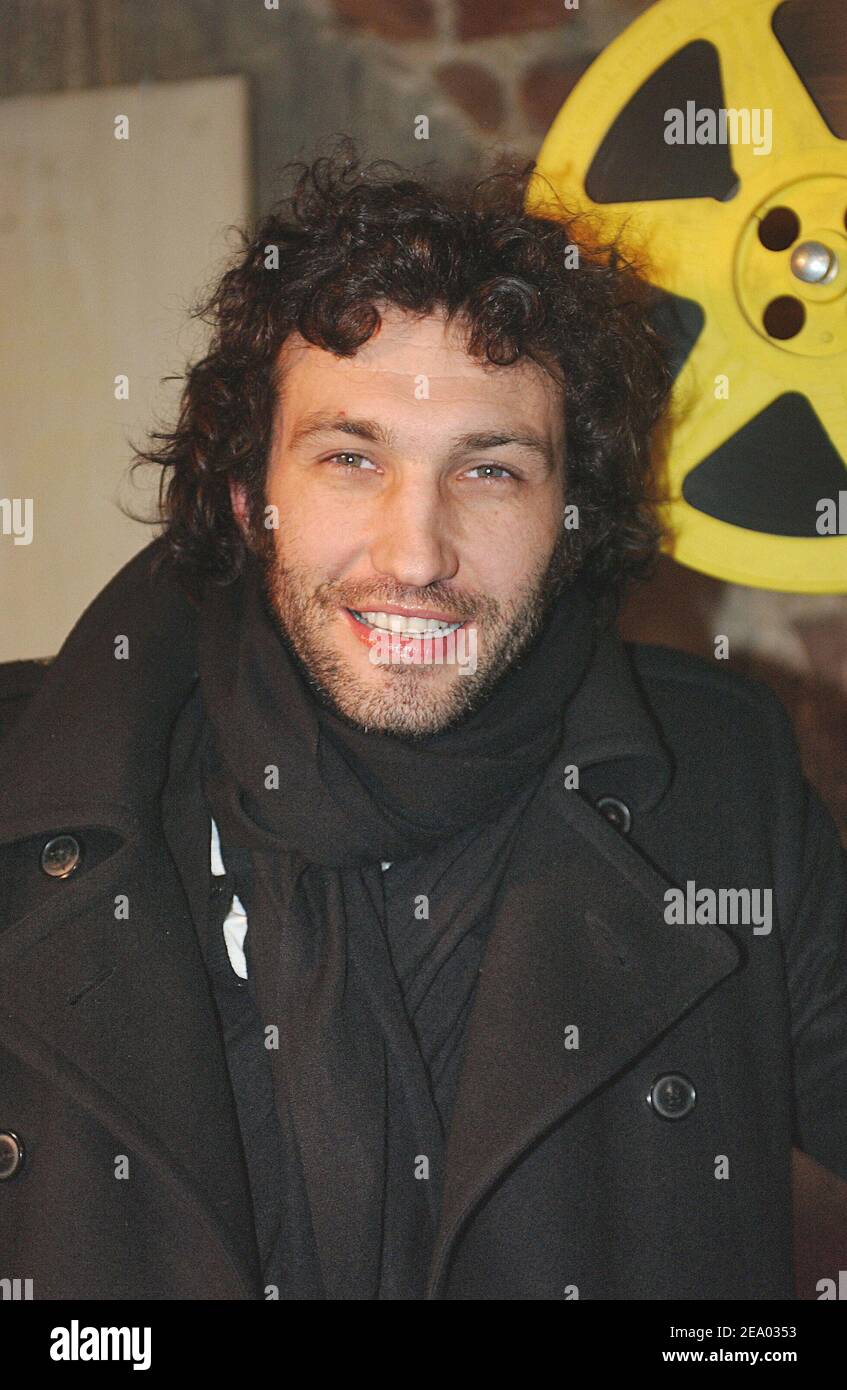 Italian reality TV participant Ilario Calvo attends the ceremony for ...