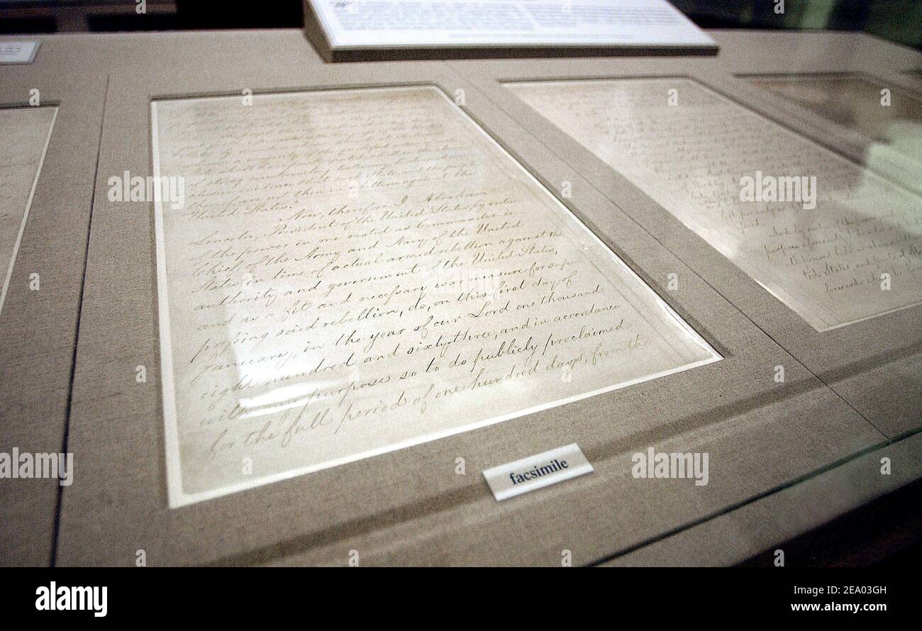 The original Emancipation Proclamation, issued by President Lincoln on ...