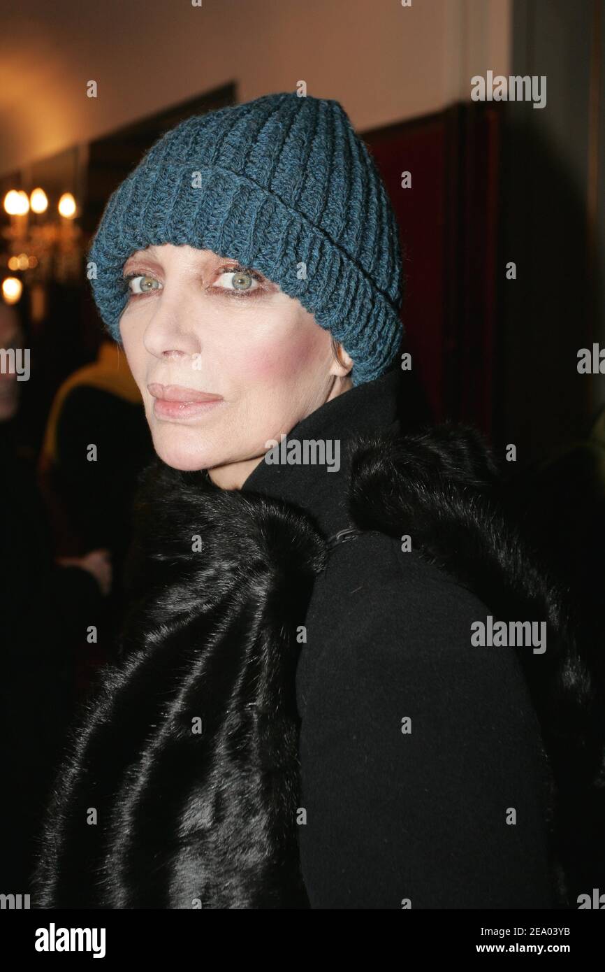 French actress and singer Marie Laforet attends the premiere of the ...