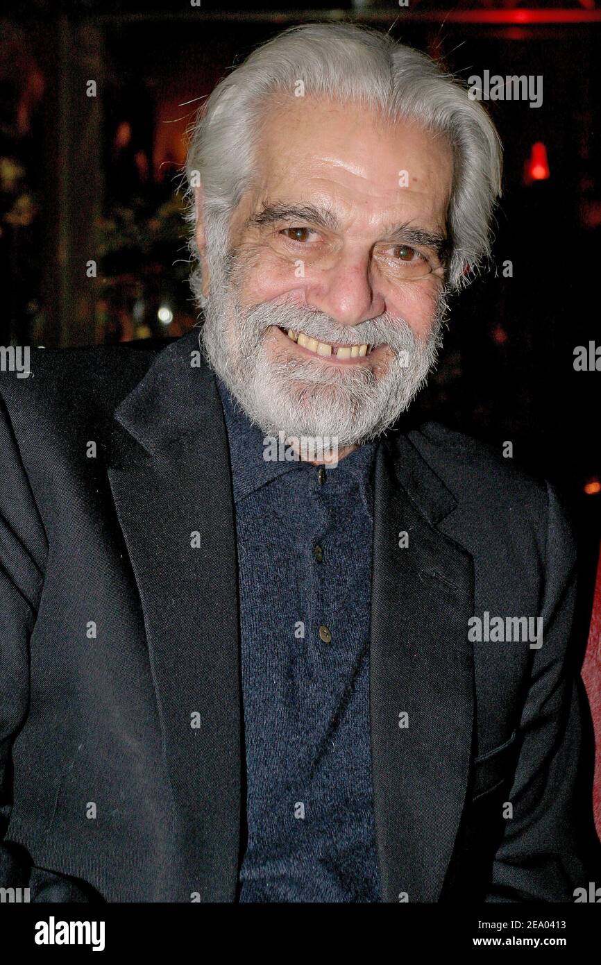Egyptian born actor Omar Sharif attends the party for new DVD 'Les ...