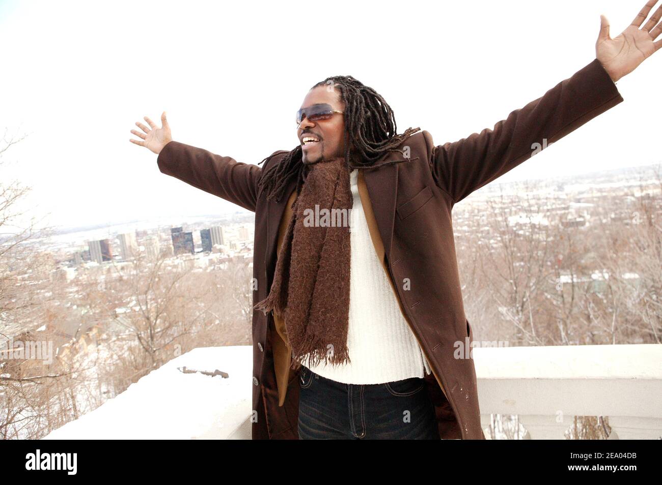 EXCLUSIVE. Canadian showman Anthony Kavanagh poses in Montreal, Canada ...