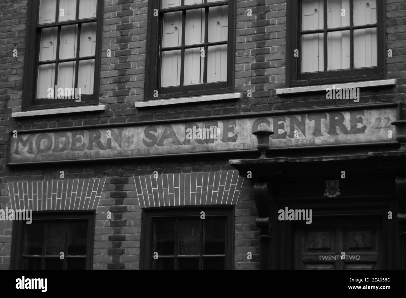 Contemporary buildings in the city of london Black and White Stock ...