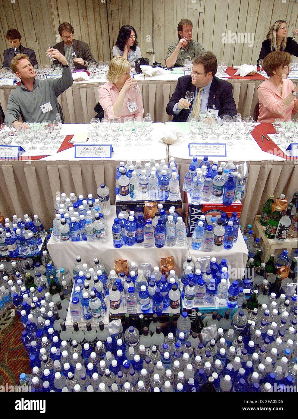 The annual World Water Contest in Berkeley Springs, West Virginia, USA ...