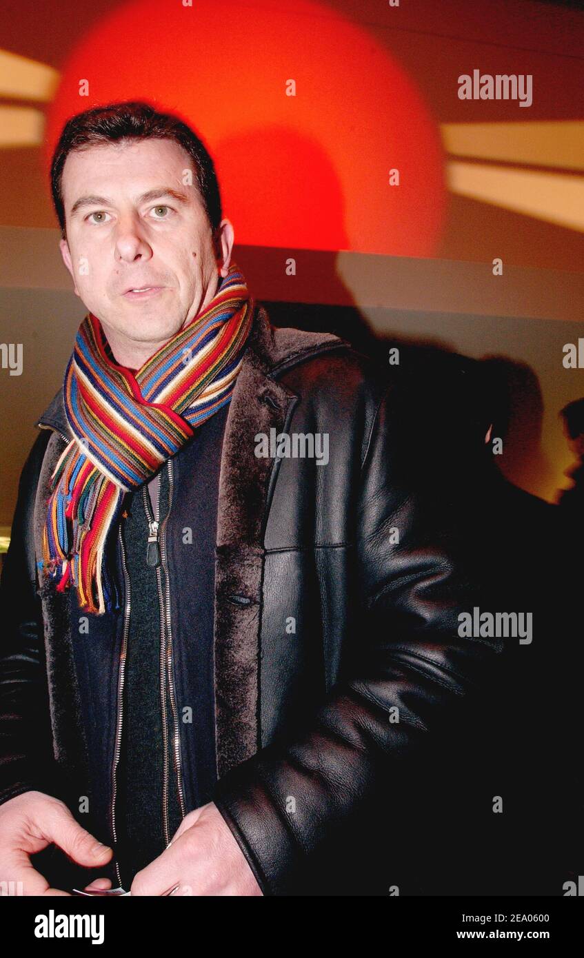 French TV presenter Pascal Bataille attends the premiere of the musical ...