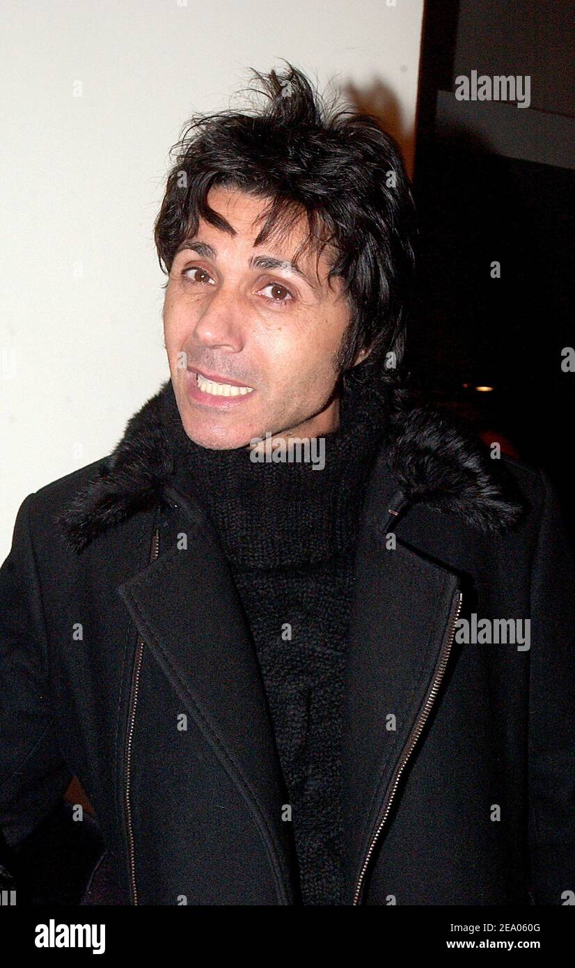 French singer Jean-Luc Lahaye attends the premiere of the musical 'Don ...