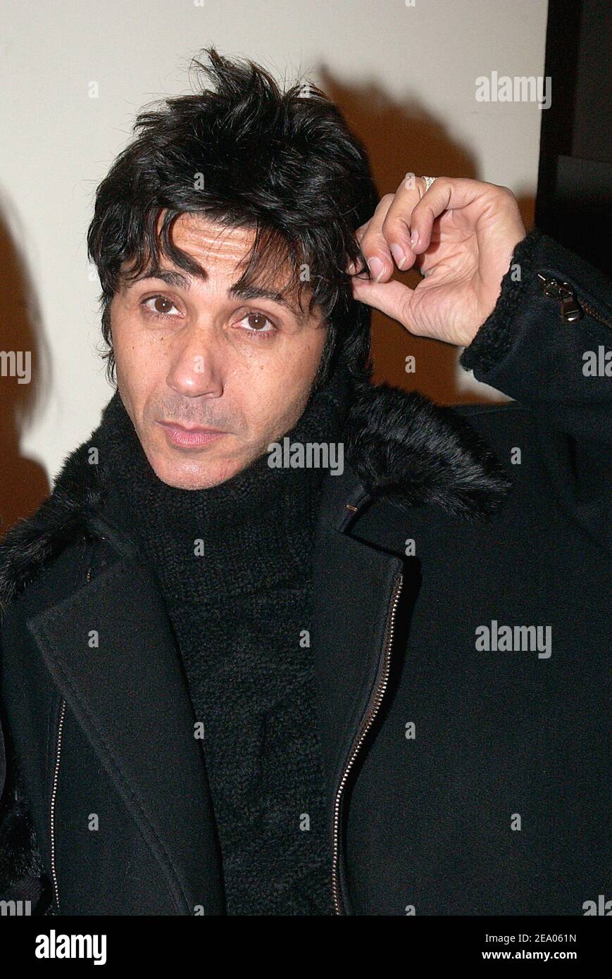 French singer Jean-Luc Lahaye attends the premiere of the musical 'Don ...