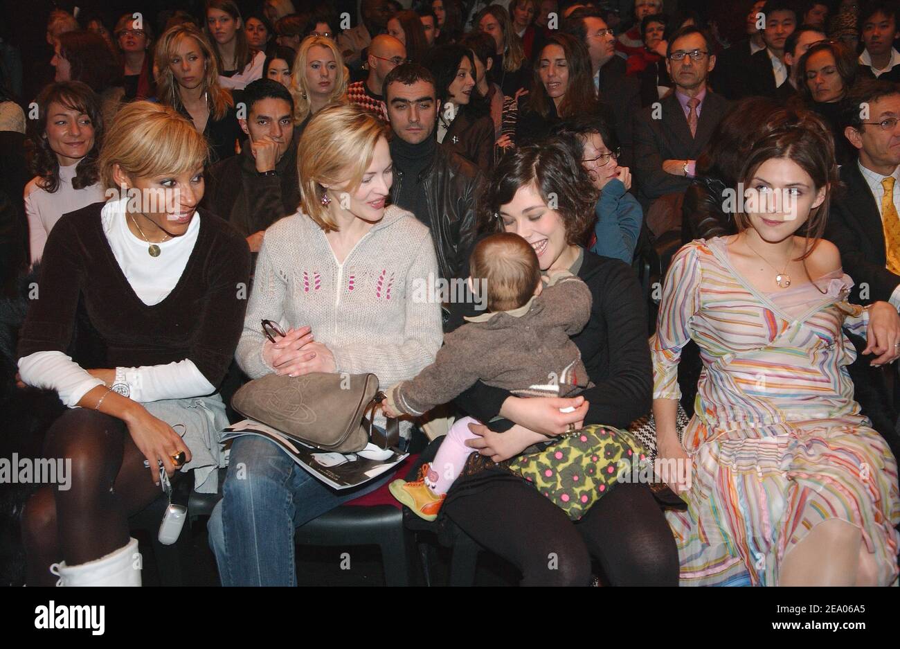 Cathy Guetta, French actresses Gabrielle Lazure, Alysson Paradis with ...