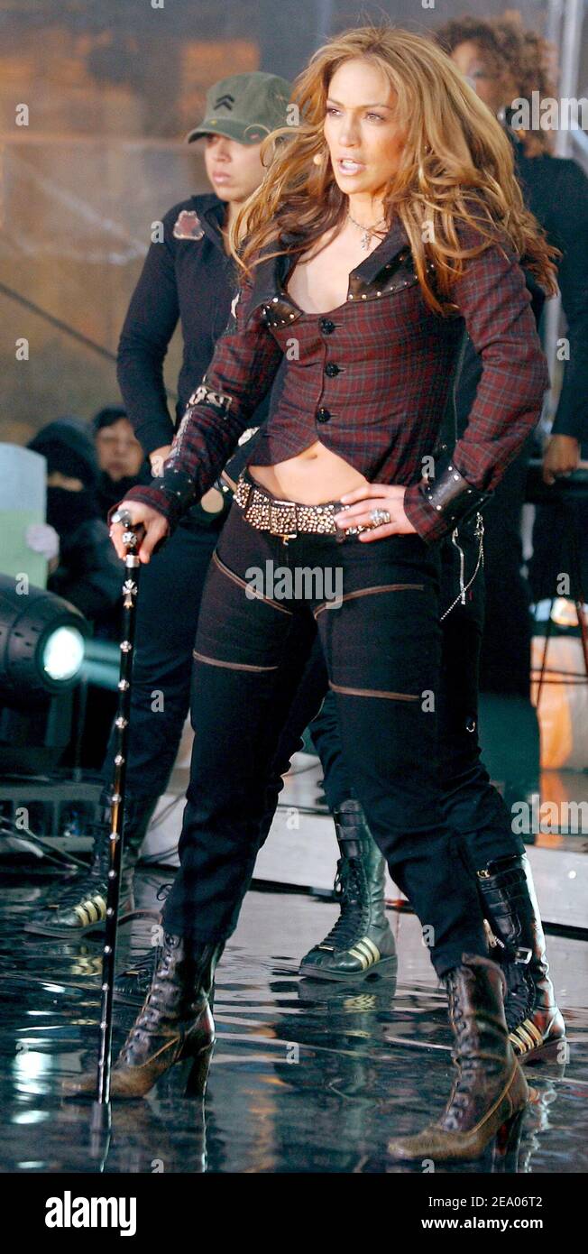 U.S. singer Jennifer Lopez performs live to promote her new album ...