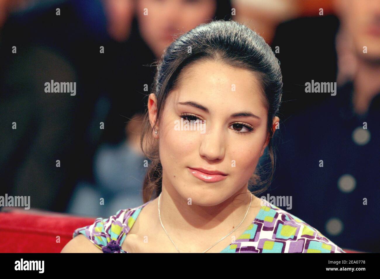 French singer Marie, one of the first winners of Pascal Sevran's song ...