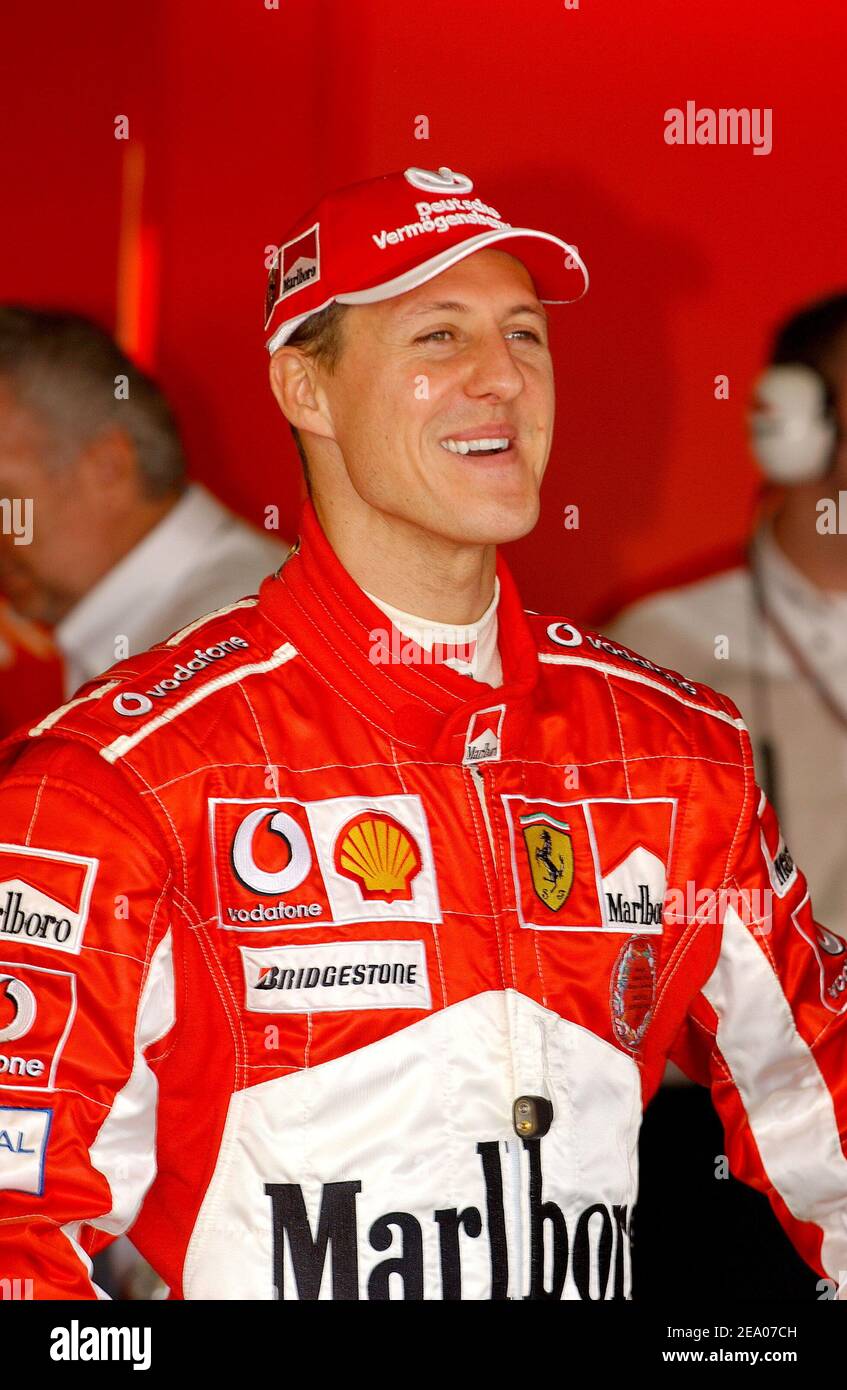 German Formula 1 driver Michael Schumacher (team Ferrari)during the ...