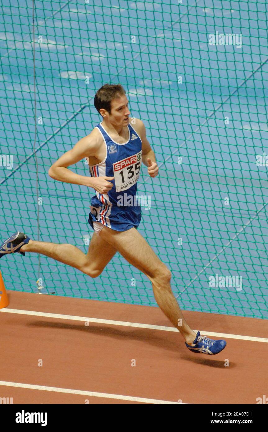 French track and field athlets Vincent Le Dauphin (3000 m) during the ...