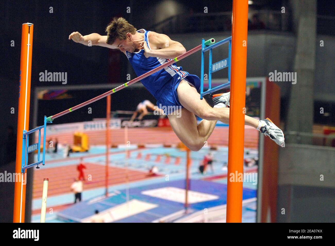 French track and field athlets Jean Galfione (pole vault men) during ...