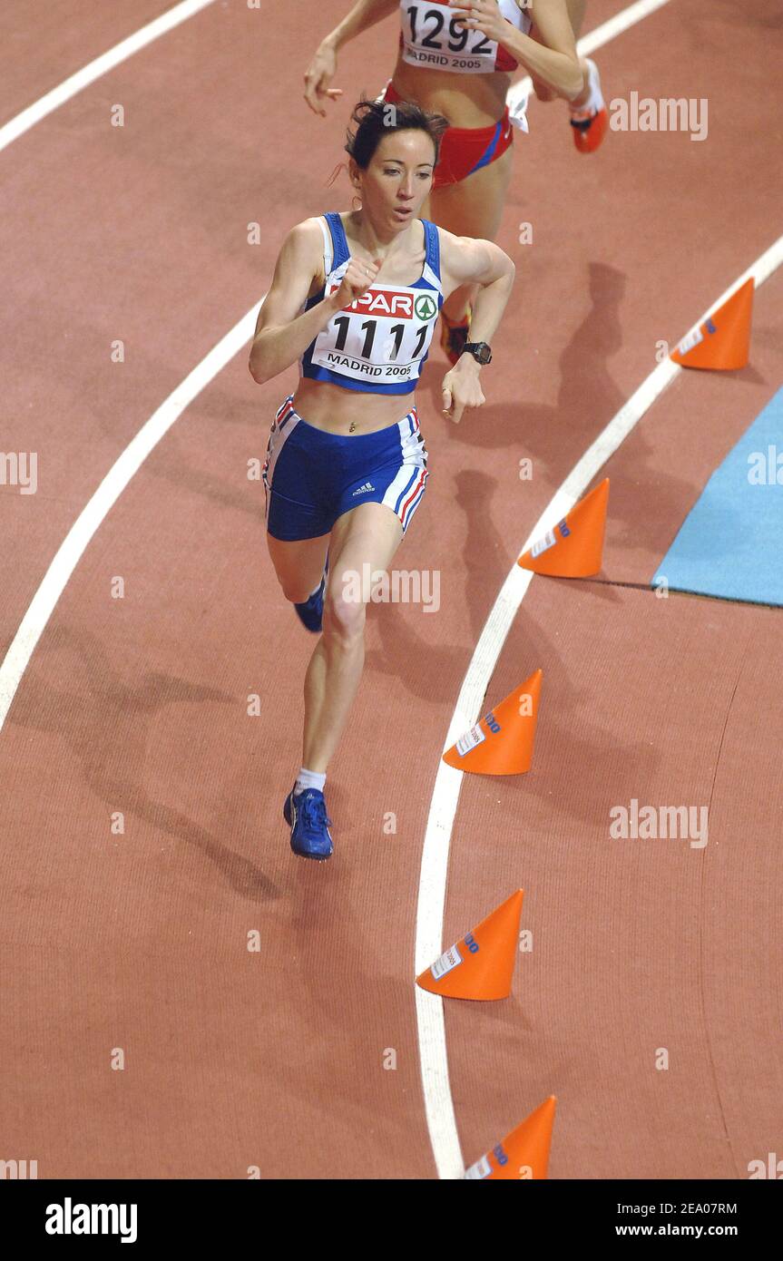 French track and field athlets Laetitia Valdonado (800 m) during the ...