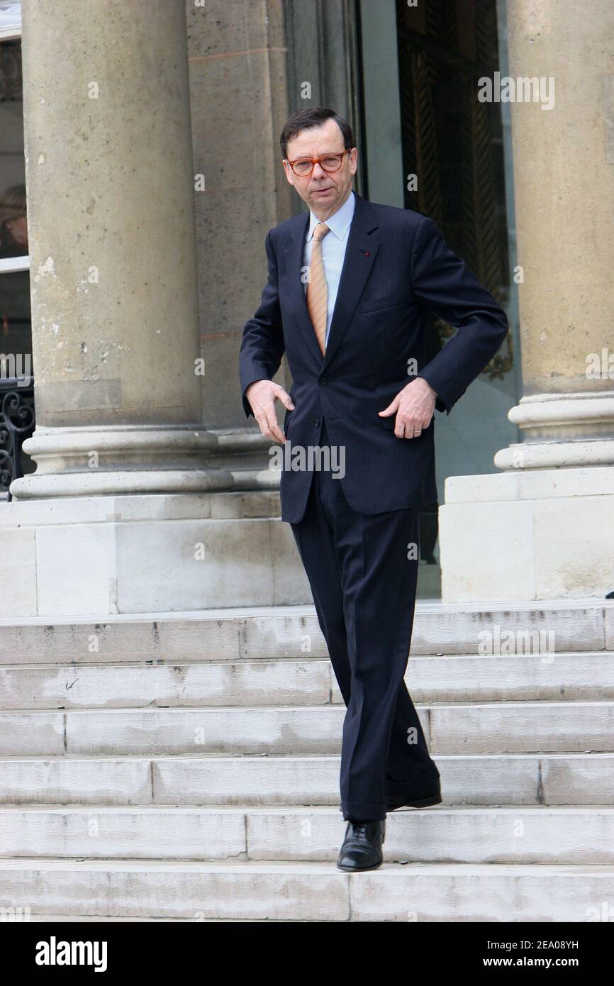 French Carmaker Renault CEO Louis Schweitzer after the 'Audace ...