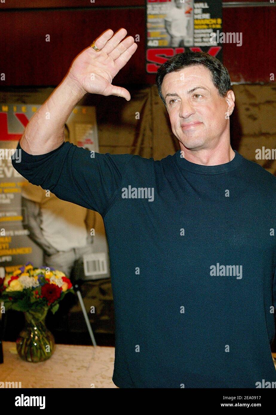 Sylvester Stallone meets fans and signs copies of his new magazine 'Sly ...