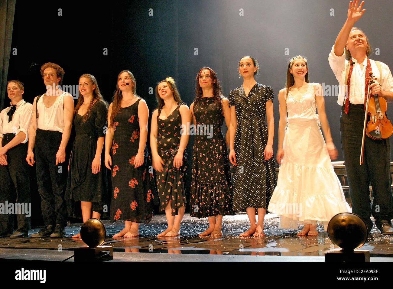 Eloize Circus new show 'Nomade' held at the Folies Bergere Theater in ...