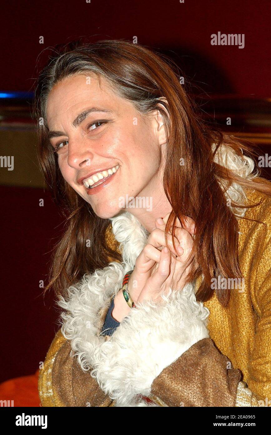 French singer Lio attends the premiere of 'Tout Pour Plaire' held at ...