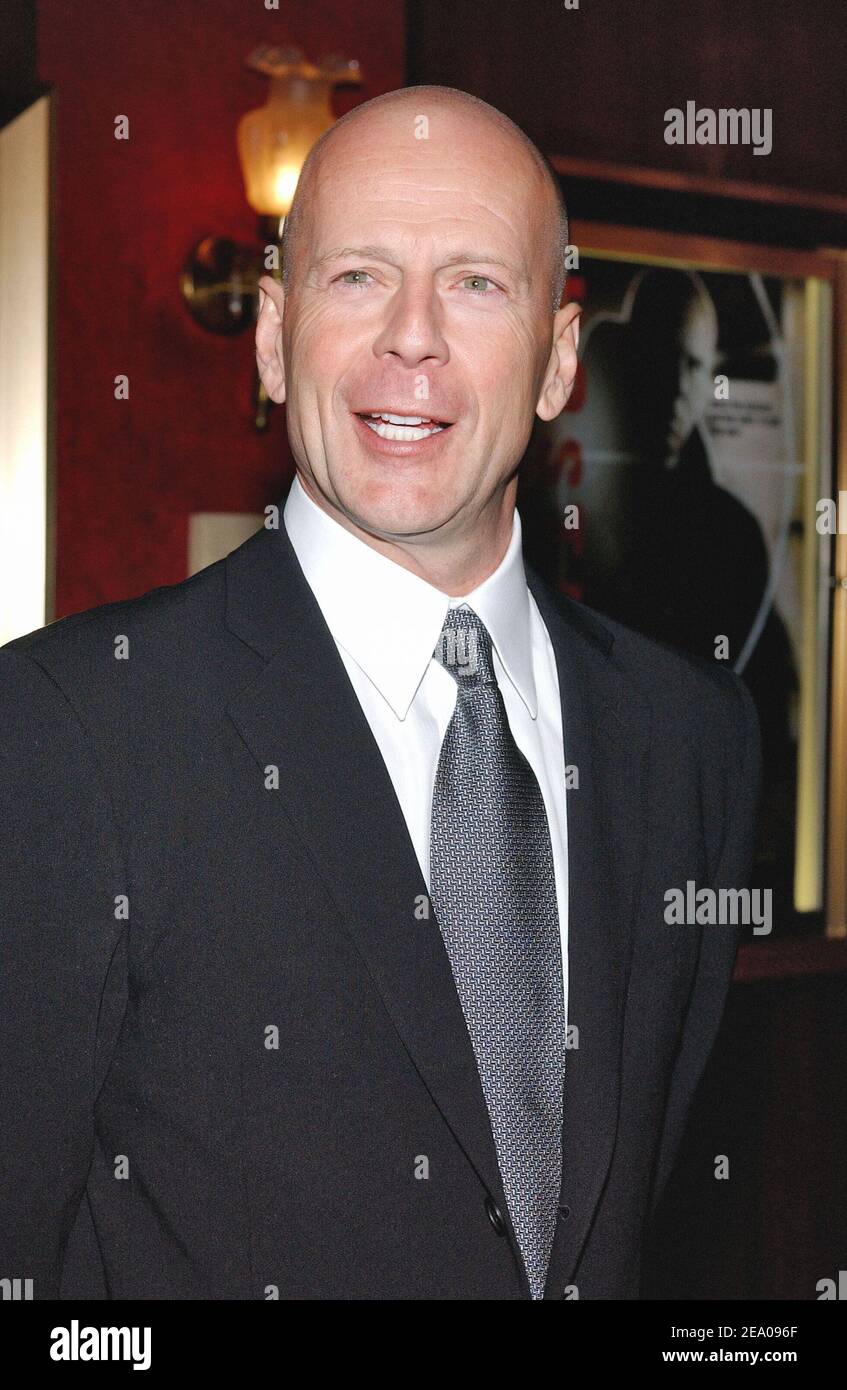 Cast member Bruce Willis arrives at the 'Hostage' premiere held at ...