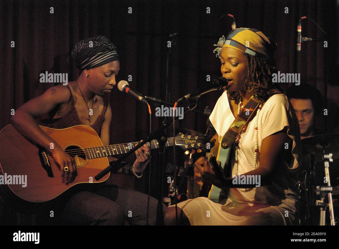 "French singer Princess Erika presents her new opus album ""A l'epreuve ...