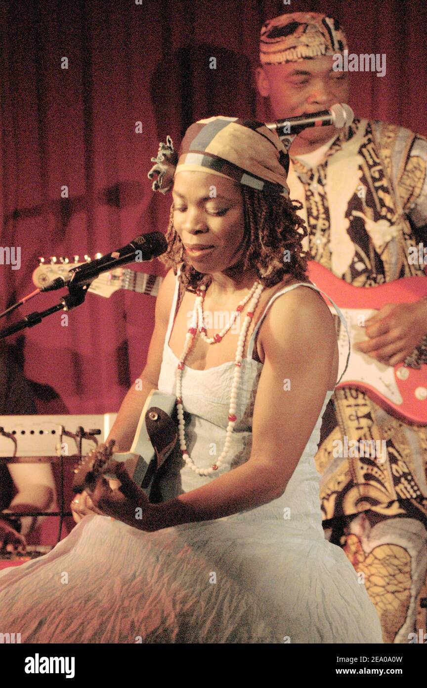 "French singer Princess Erika presents her new opus album ""A l'epreuve ...