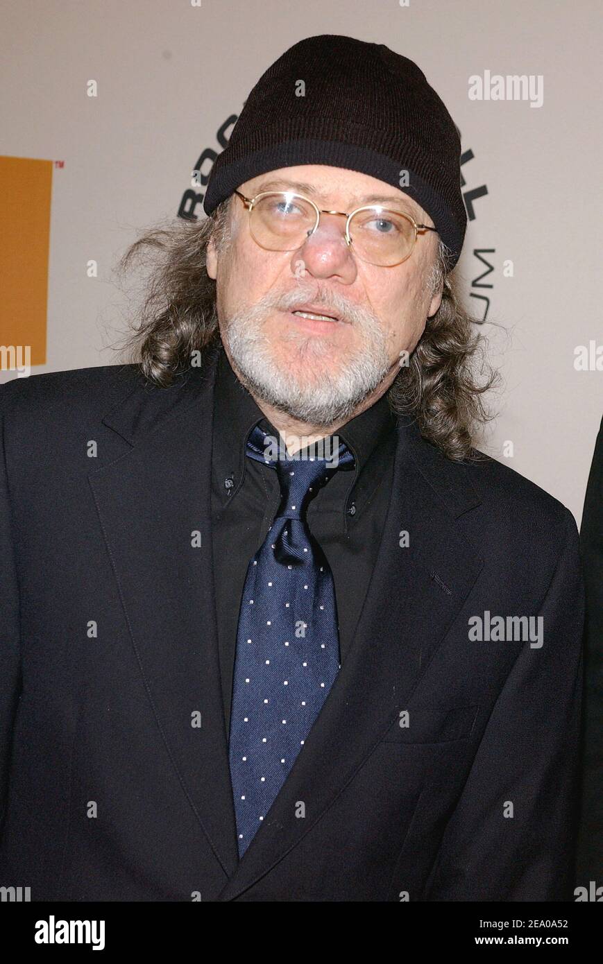 Tommy Ramone arriving at the 2005 Rock And Roll Hall of Fame Ceremony ...