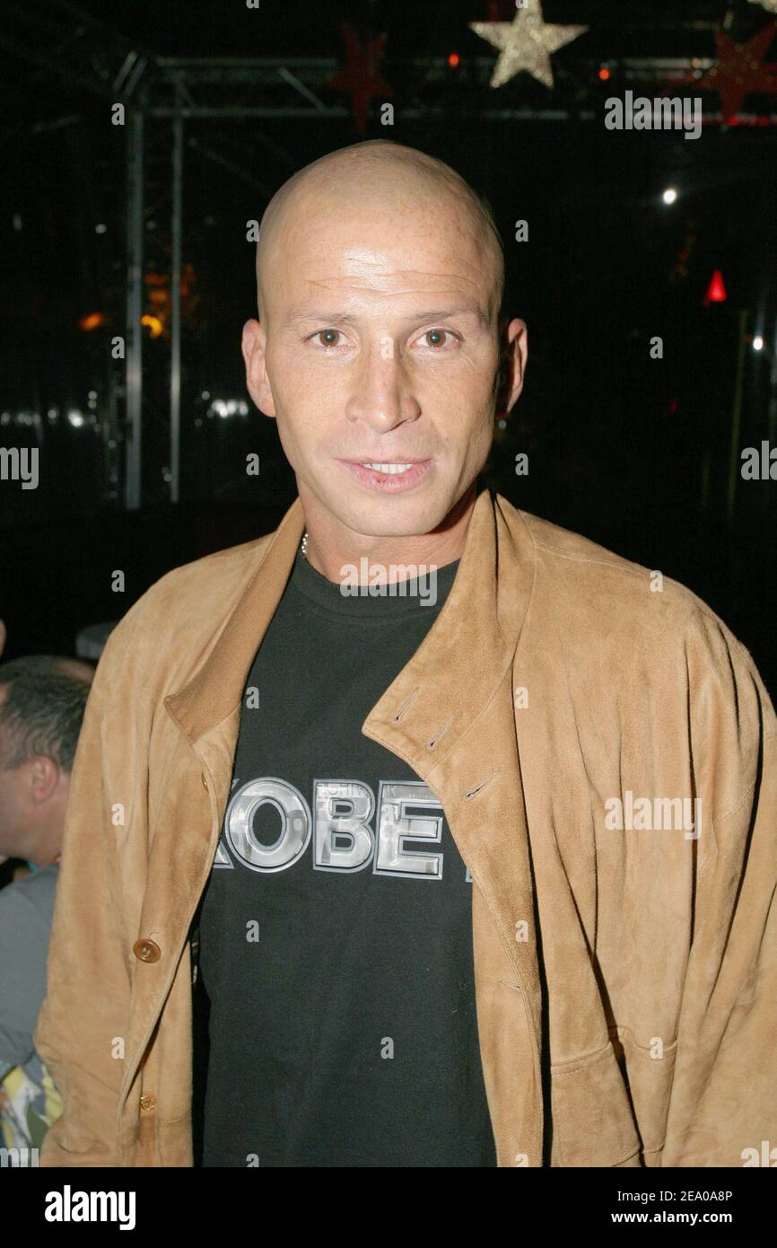 French Thai kickboxing world champion Dida Diafat attends a party to ...