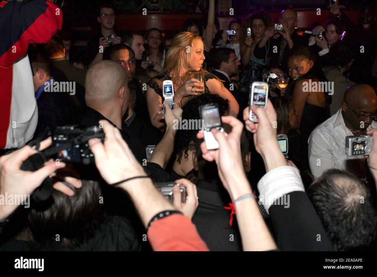 U.S. recording artist Mariah Carey performs live during a showcase at ...